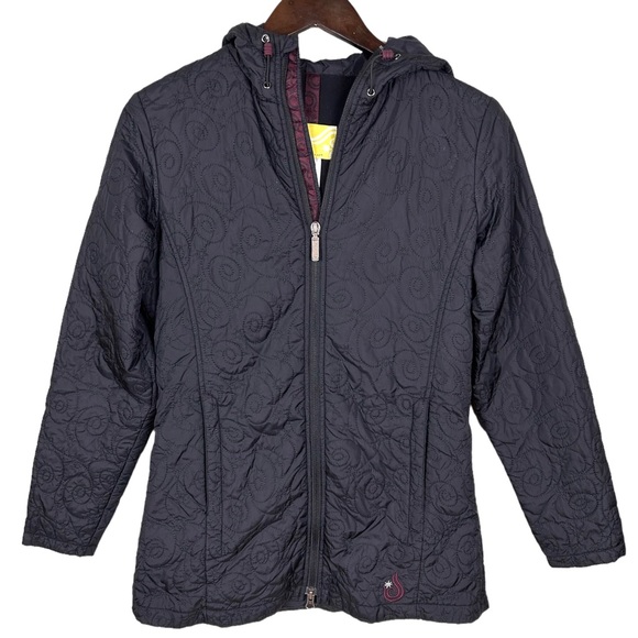 Isis | Jackets & Coats | Isis Quilted Zip Front Hooded Jacket 2 | Poshmark